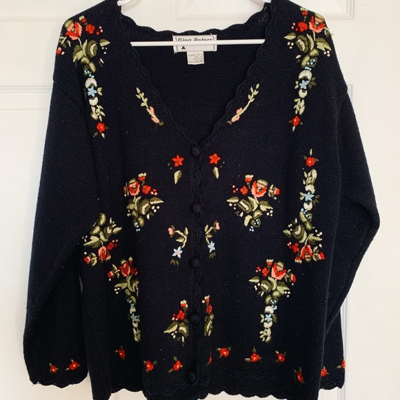 Sweaters | Vintage Embroidered Sweater | Poshmark